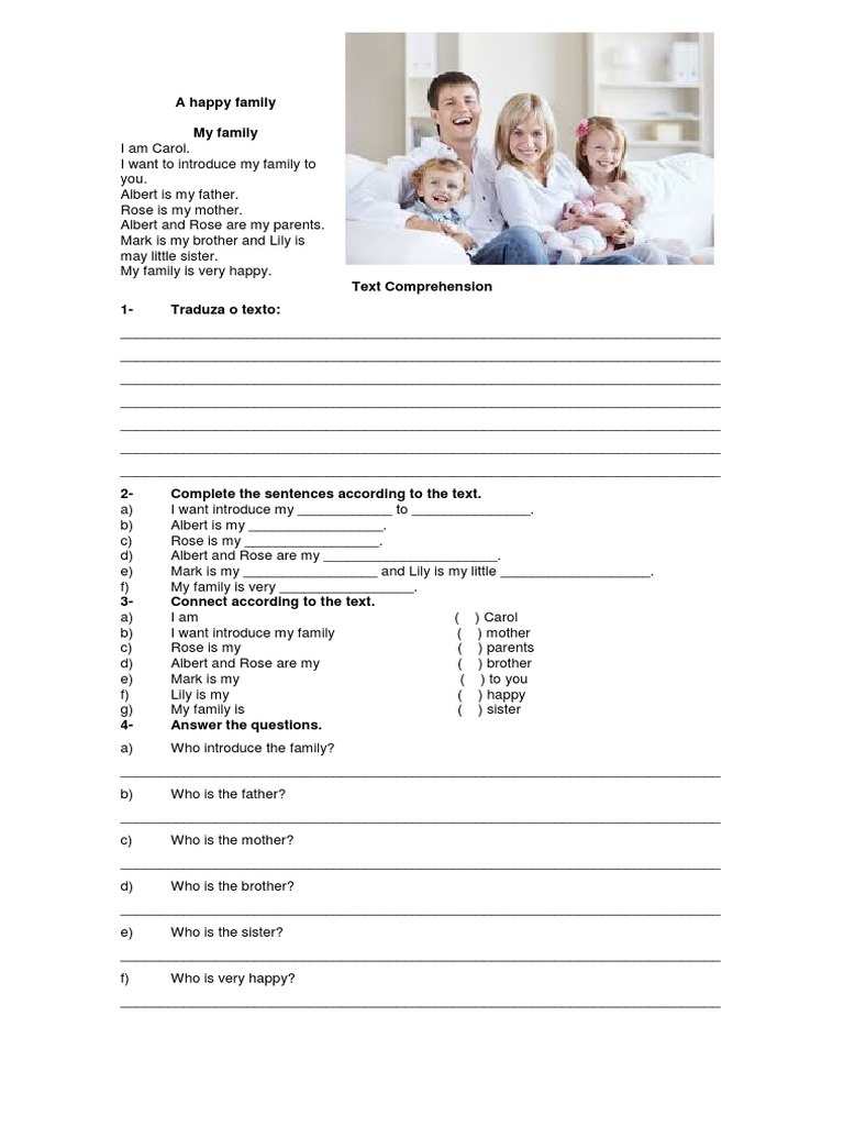 A Happy Family | PDF