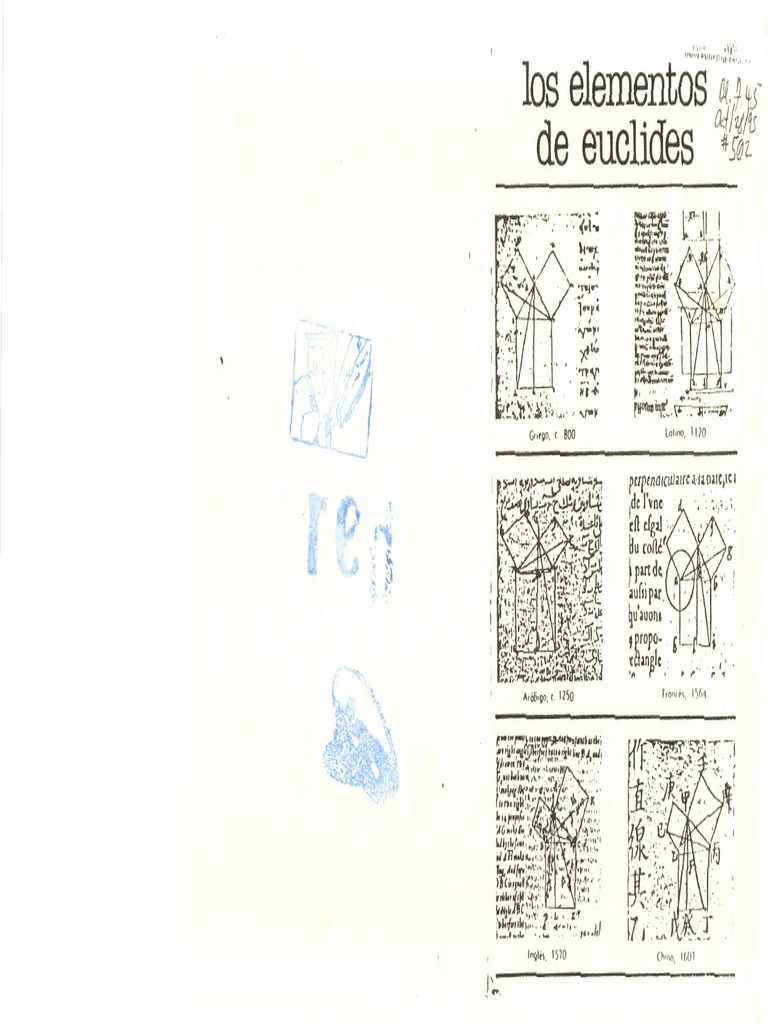 Los Elementos de Euclides | PDF | Axioma | Triángulo
