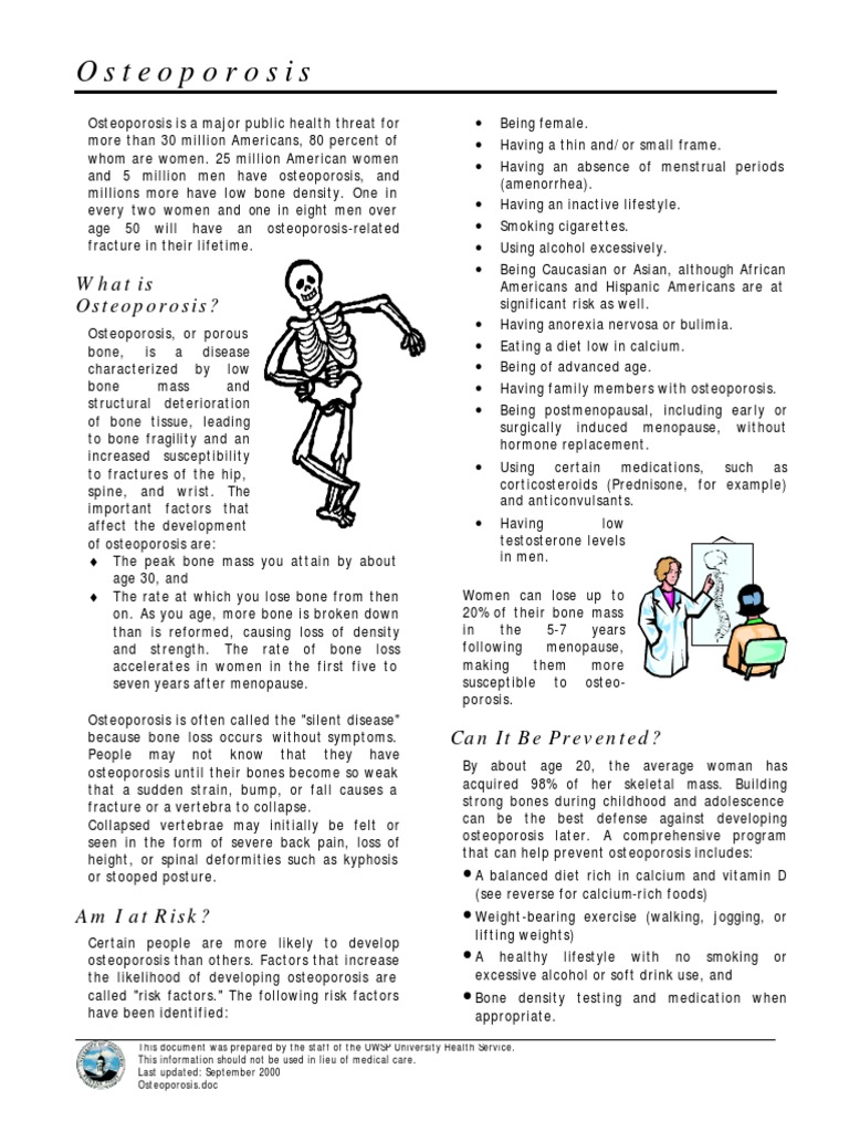 Osteoporosis | PDF | Osteoporosis | Bone