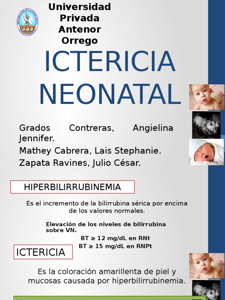 Ictericia Neonatal Actual | PDF | Especialidades Medicas | Enfermedades y trastornos