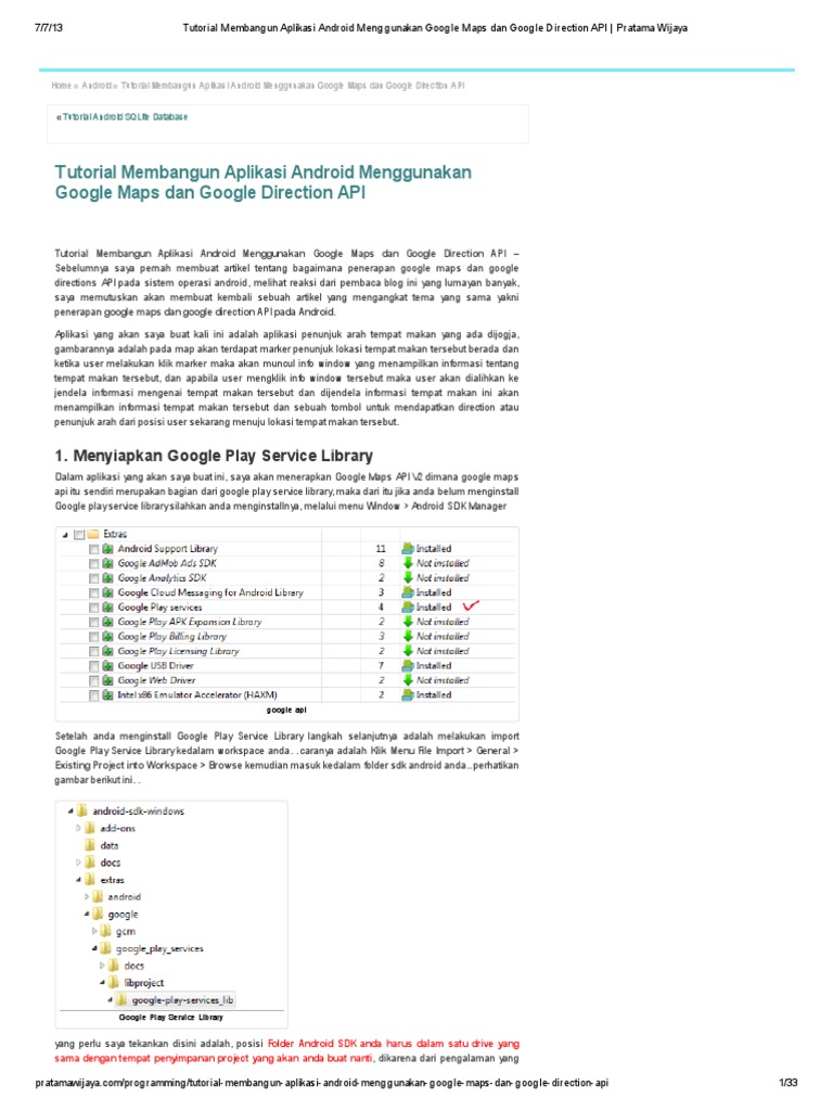 Tutorial Membangun Aplikasi Android Menggunakan Google Maps Dan Google ...
