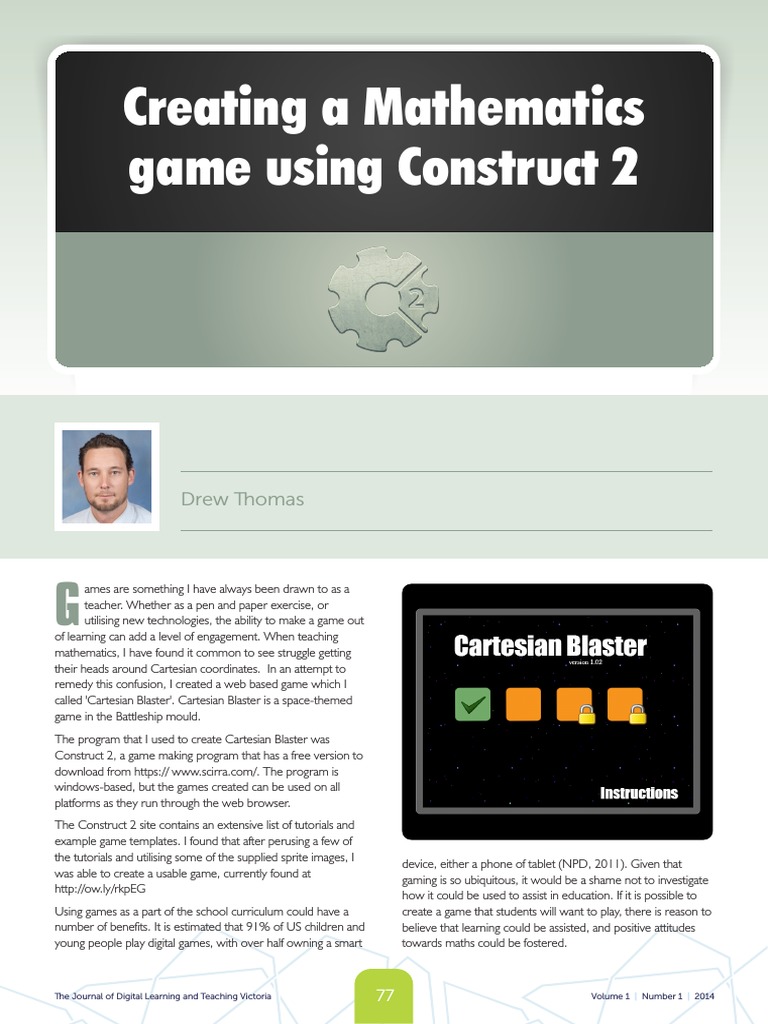Creating A Mathematical Game Using Construct 2 | PDF | Motivation ...