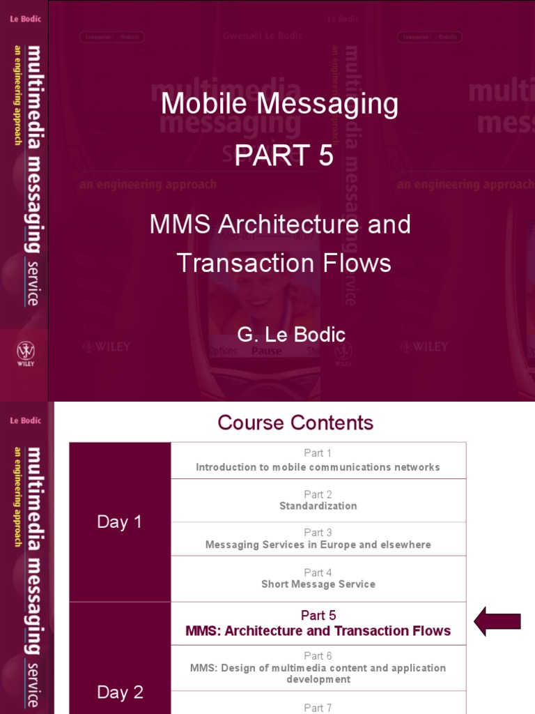 Mobile Messaging: MMS Architecture and Transaction Flows | PDF | Soap | Multimedia Messaging Service