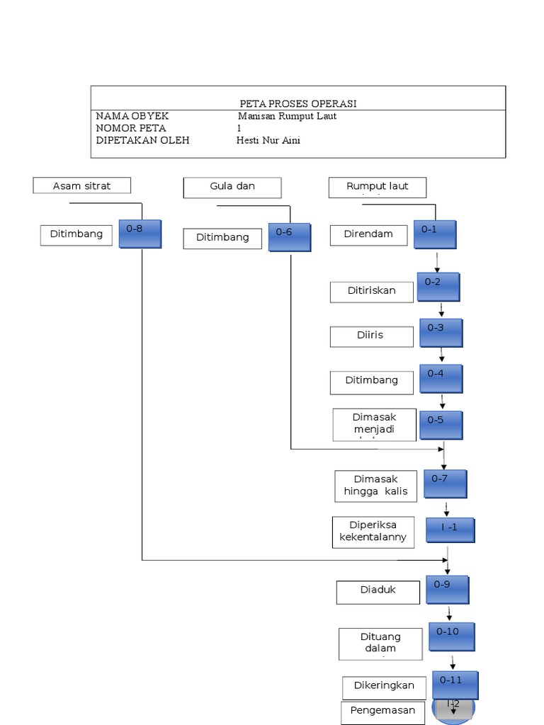 Peta Proses Operasi | PDF