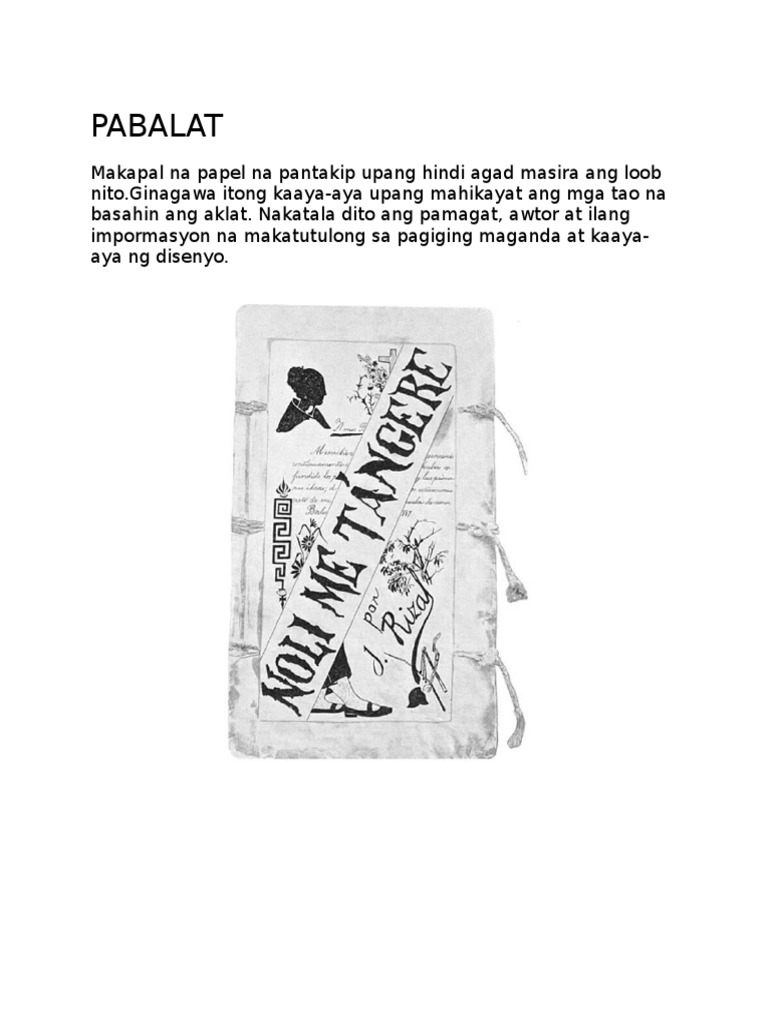 Pabalat o Nilalaman NG Isang Libro | PDF