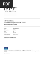 16 PF Manual | PDF
