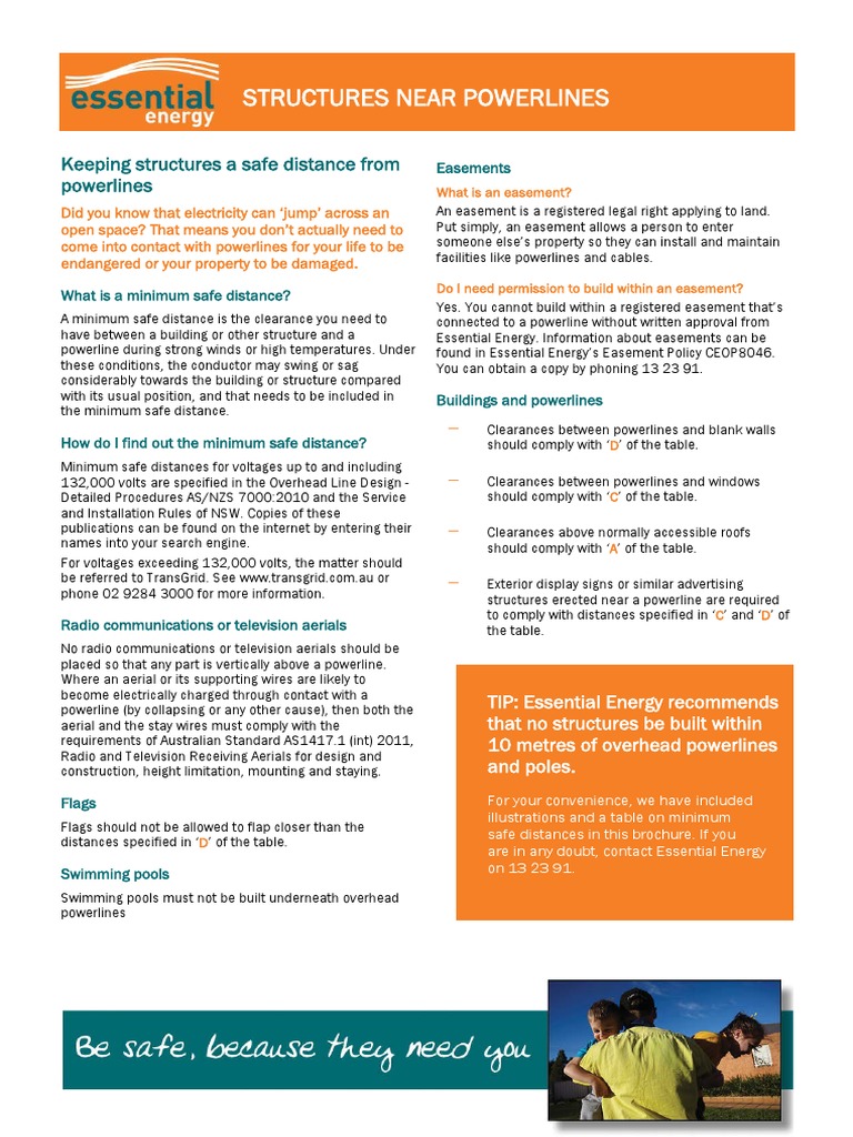 Powerline Clearances | PDF | Easement | Electric Power Transmission