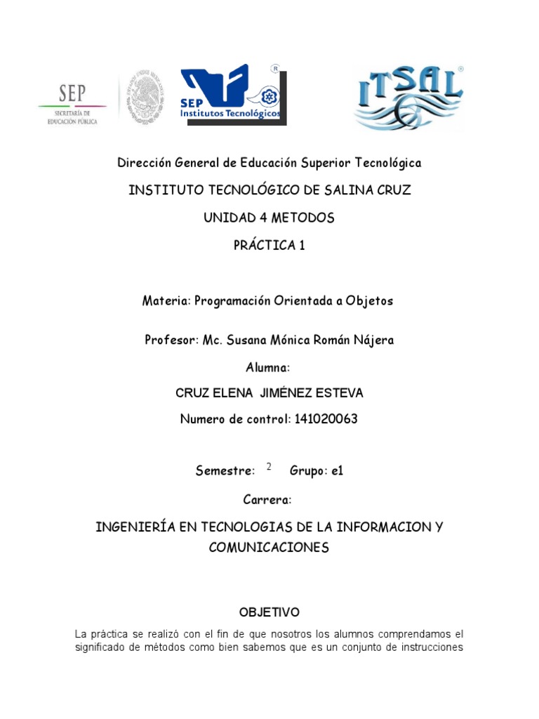 Práctica1 CruzElenaJiménezEsteva | PDF