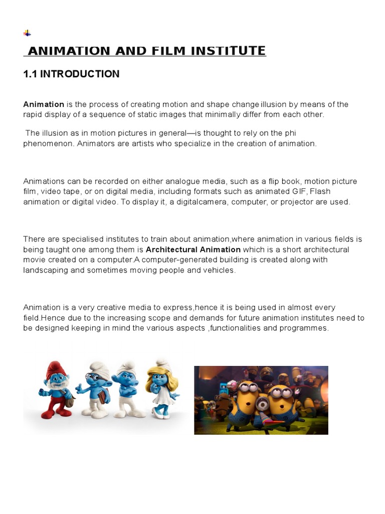 Animation Institute | Animation | Multimedia