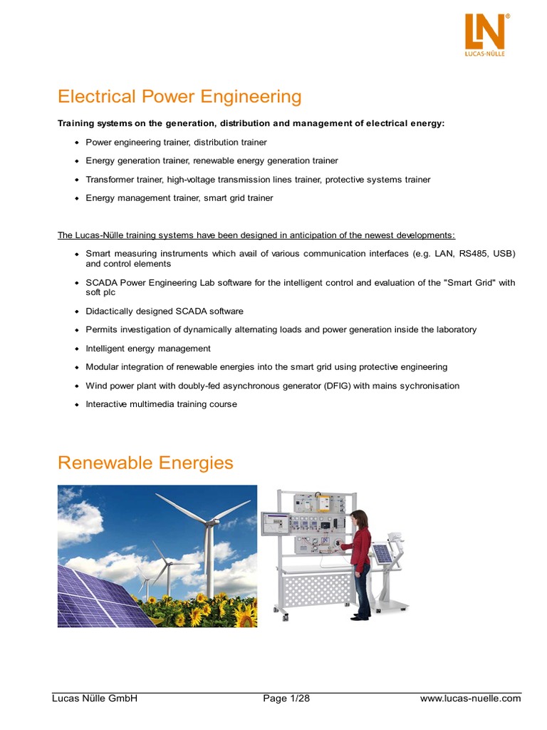 Renewable Energy Training Systems | PDF | Wind Power | Mains Electricity