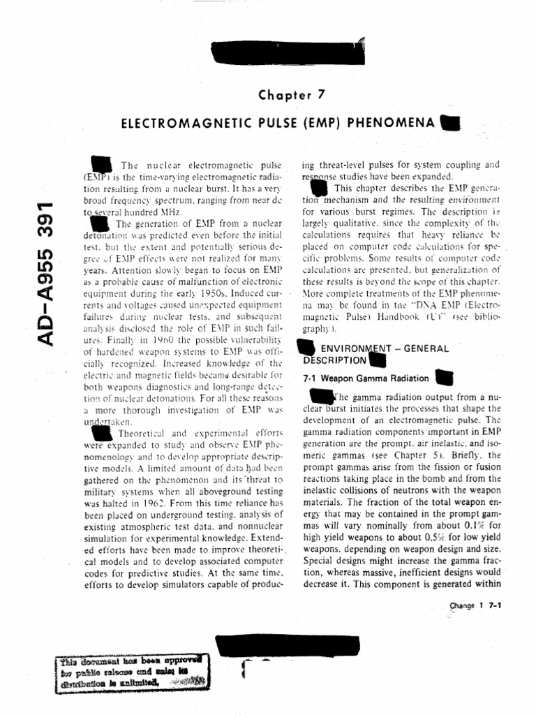 EMP Weapons | PDF | Weapons Of Mass Destruction | Nuclear Warfare