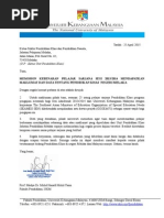 Surat Pindaan Tarikh | PDF