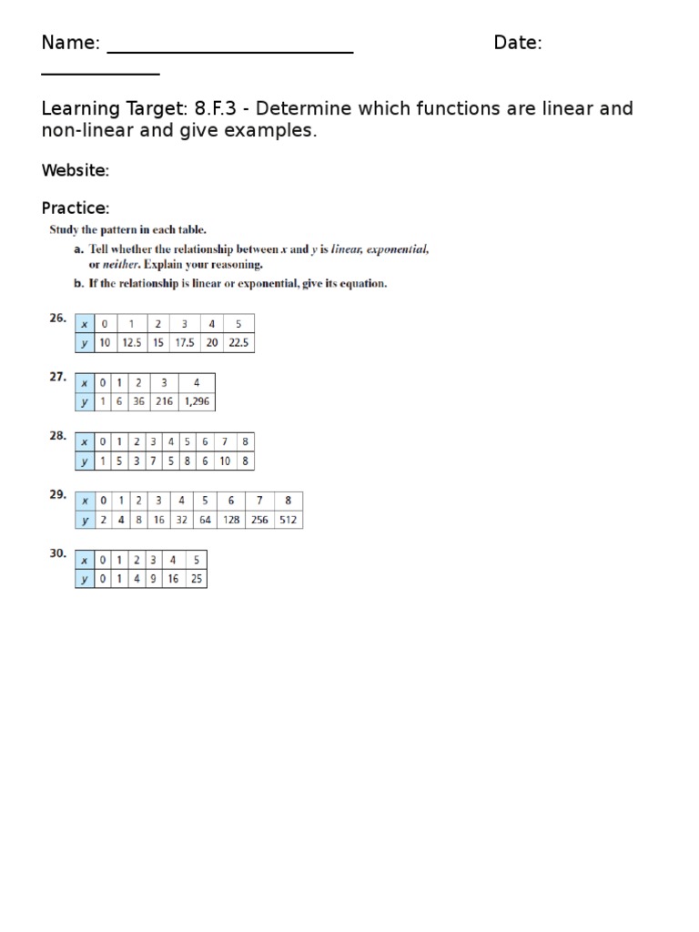 8 F 3 - Practice | PDF | Applied Mathematics | Teaching Mathematics