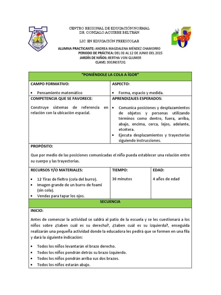 Poniendole La Cola A Ígor | PDF | Jardín de infancia | Sicología