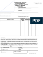 CBP Form 7523 | PDF | U.S. Customs And Border Protection | Customs
