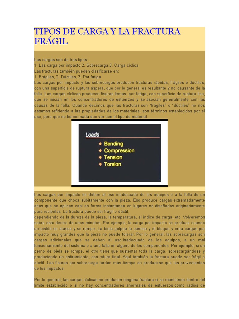 Fractura Frágil: Tipos y Ejemplos | PDF | Fatiga (material) | Rieles