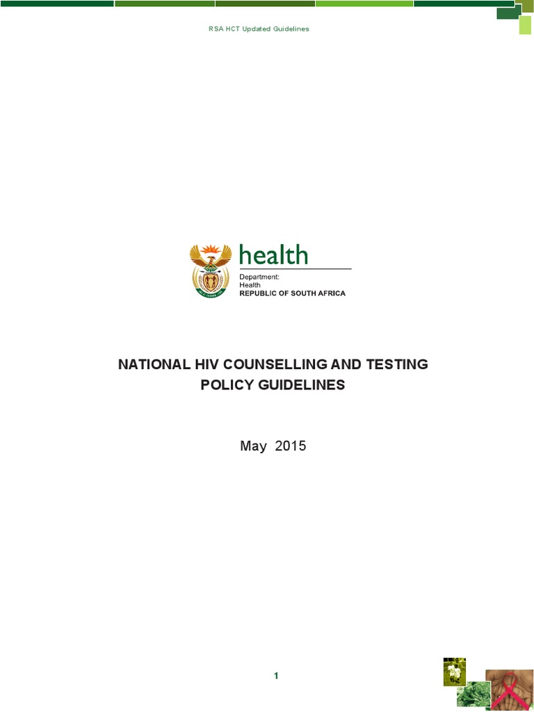 Guidelines: National HIV Counselling and Testing (HCT) Policy ...