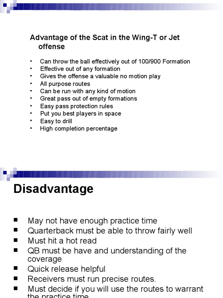 Scat Pass | PDF | American Football | Sports Rules And Regulations