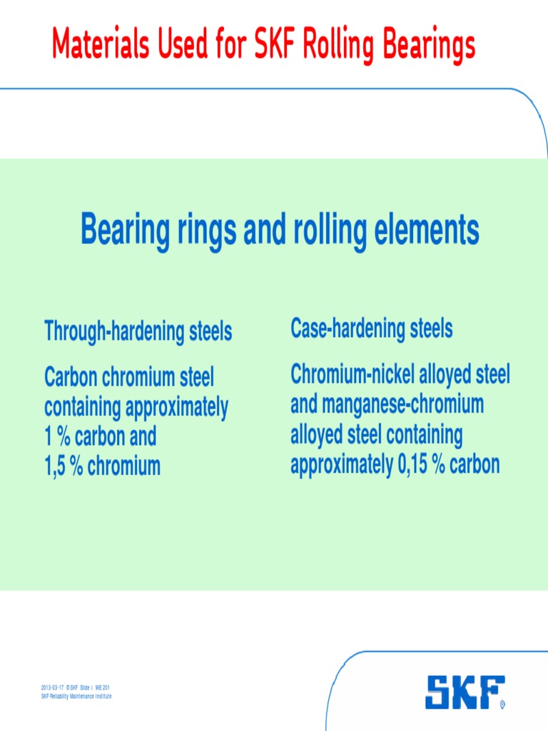 Bearing Basics | PDF | Bearing (Mechanical) | Heat Treating