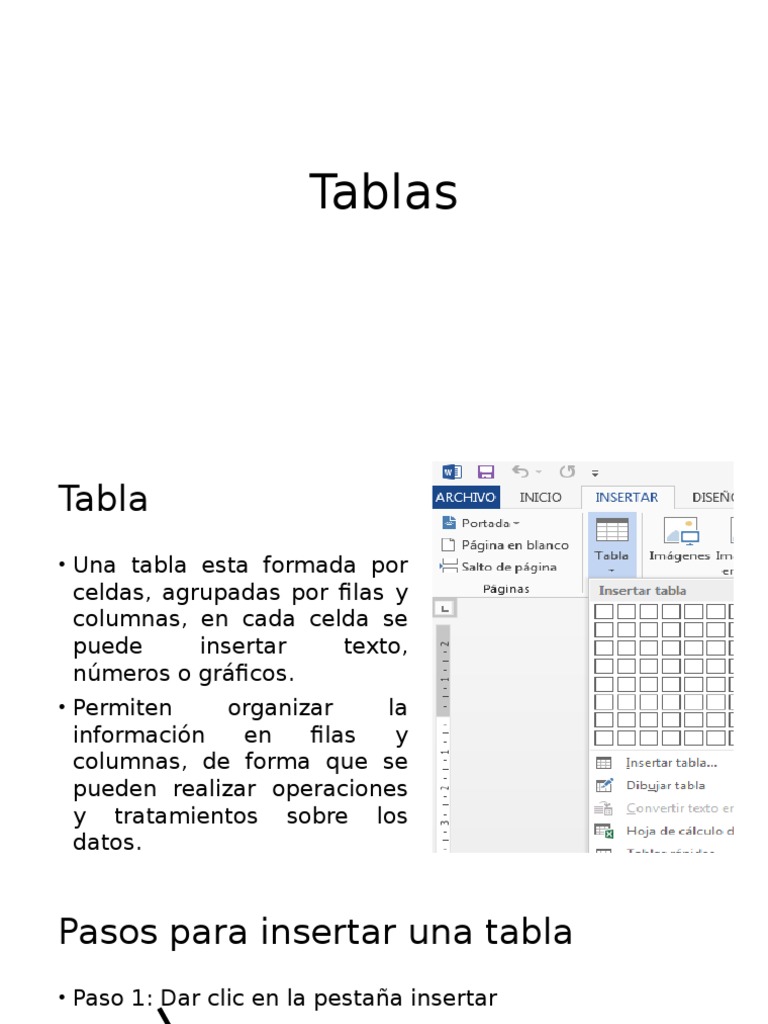 Guía Rápida: Tablas y Autoformas | PDF