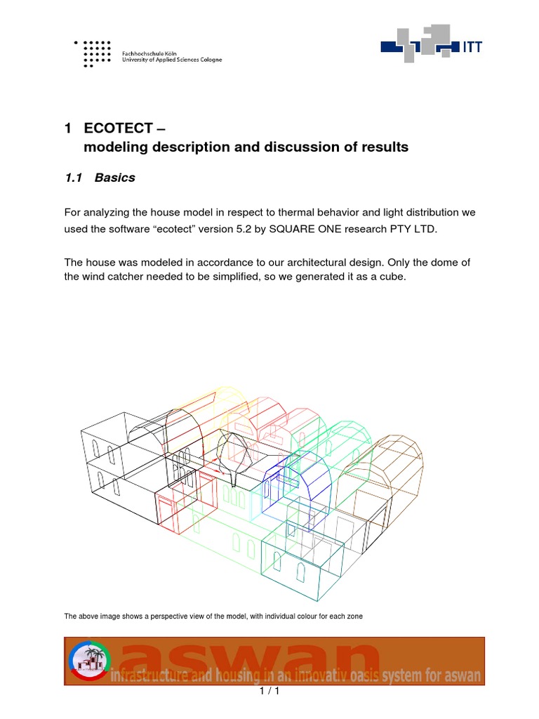 Modeling and Simulation With ECOTECT | PDF | Lighting | Window