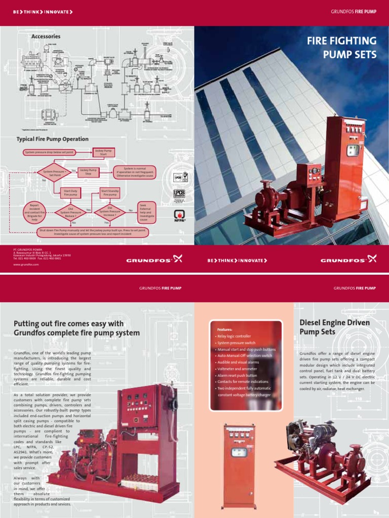 Brosur Fire Pump | PDF | Firefighting | Pump