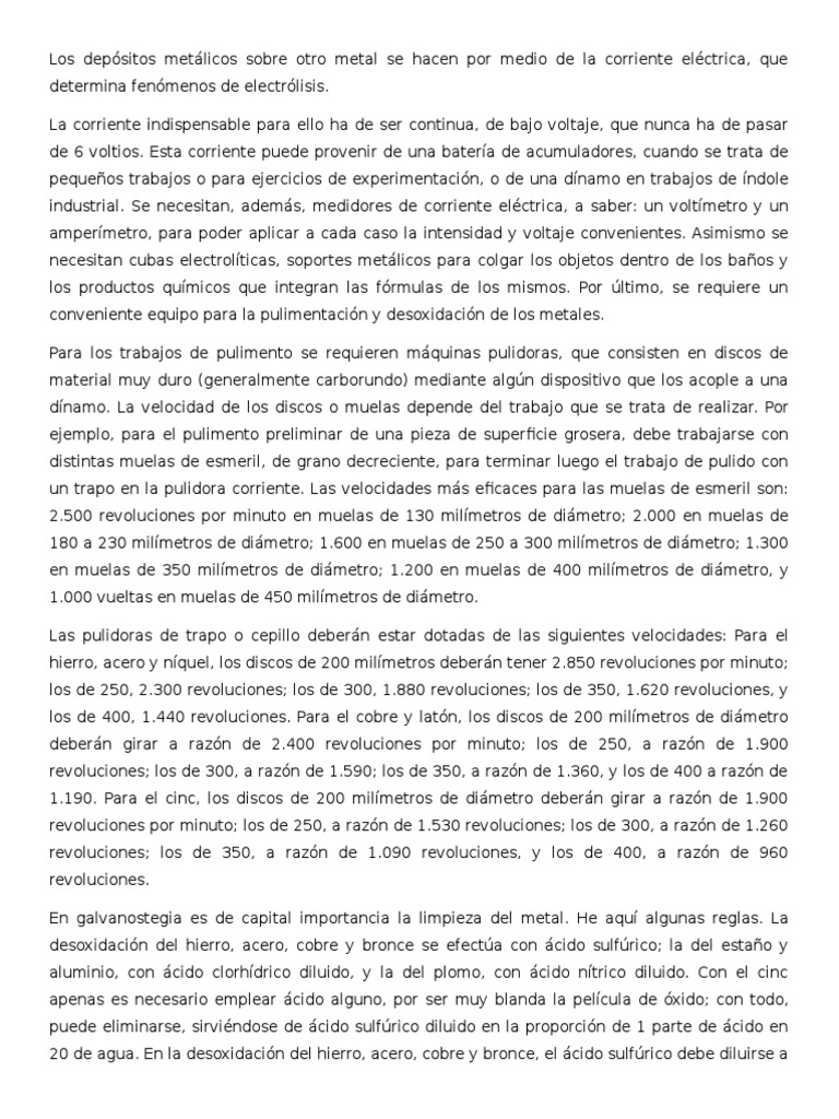 Proceso Del Cromado | PDF | Aluminio | Corriente eléctrica