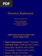 Electrolyte Replacement Guidelines for ICU | PDF | Magnesium | Dialysis