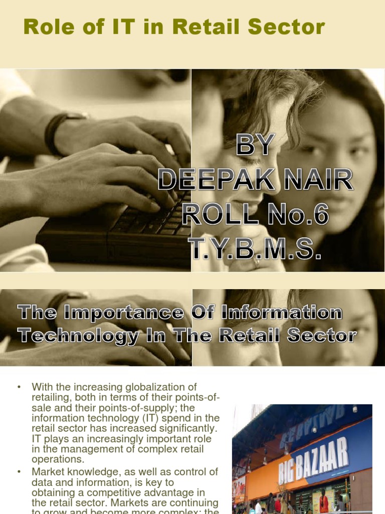 Role of IT in Retail Sector | PDF | Point Of Sale | Retail