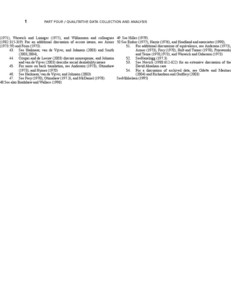 Neuman - Analysis of Qualitative Data Part A | PDF | Qualitative ...