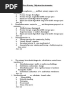 Warehosing and Inventory Management New - 100 Mark Questions | PDF ...