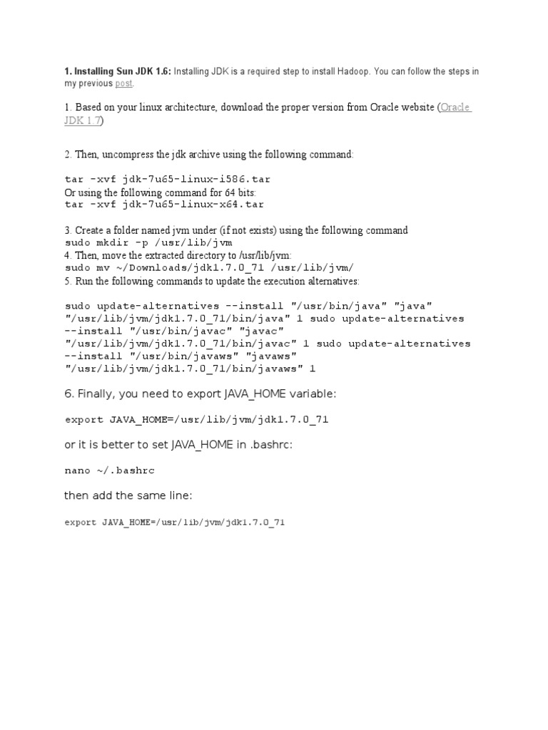Installation of Hadoop | PDF | Apache Hadoop | Secure Shell