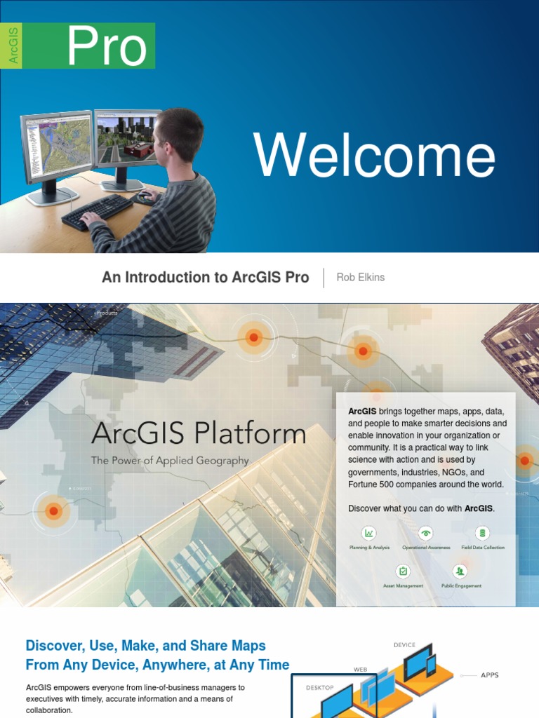 Introduction To Arcgis Pro | PDF | Arc Gis | Application Software