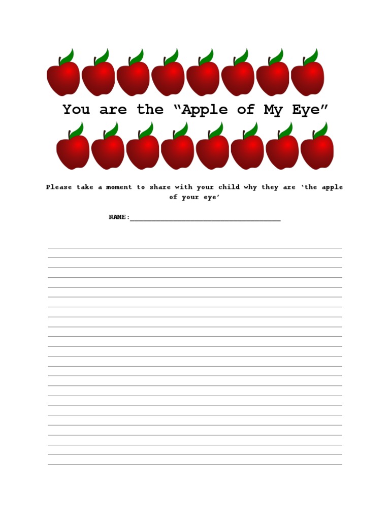 Why You're the Apple of My Eye | PDF