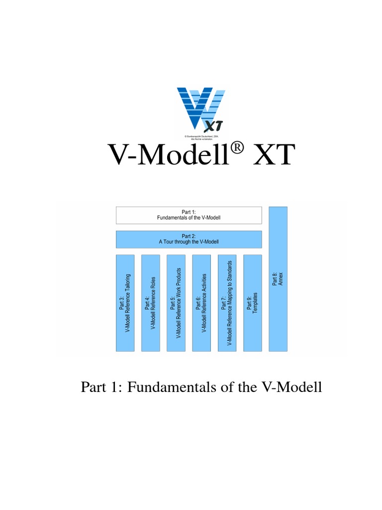 V Modell XT English | Software Development | Project Management
