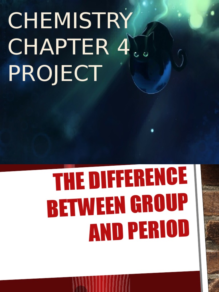 The Difference Between Group and Period | PDF | Chemical Elements | Periodic Table
