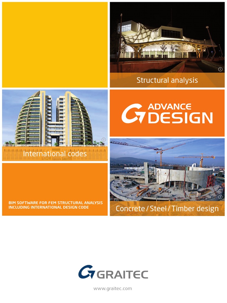 Graitec Advance Design Brochure EN 2014 PDF | PDF | Building ...