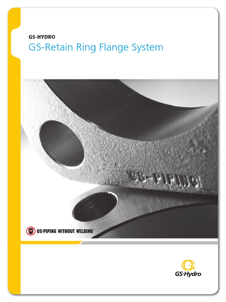 Gs-Retain Ring Flange System | PDF | Pipe (Fluid Conveyance) | Industries