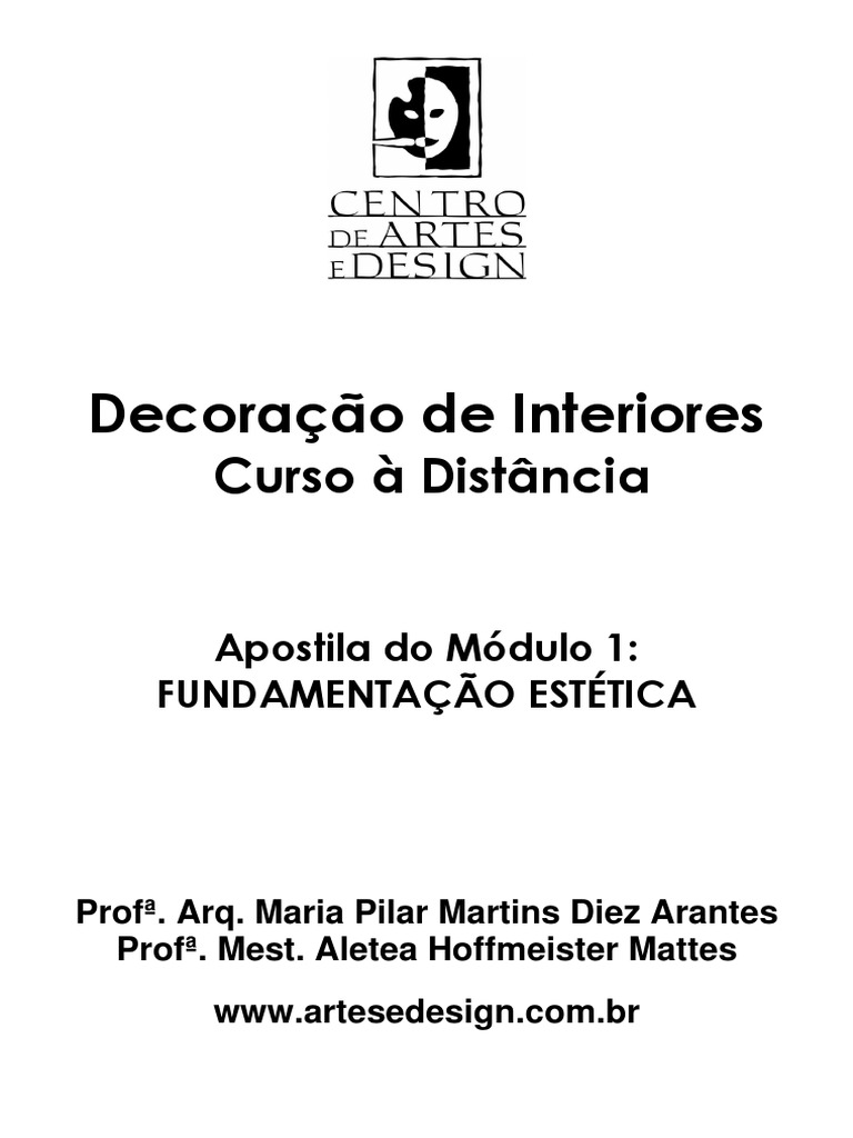 APOSTILA MODULO 1 - Decoracao de Interiores | PDF | Art Nouveau | Cor
