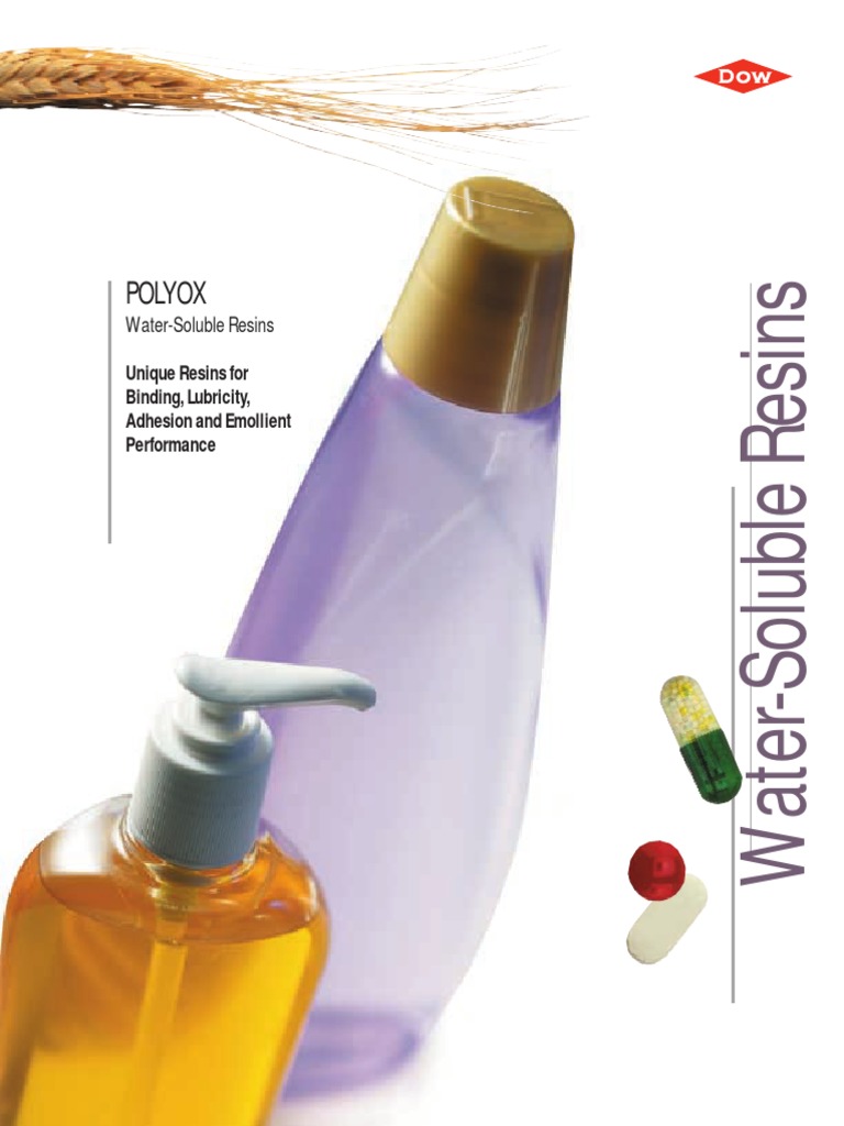 polyox.pdf | Solubility | Thermoplastic