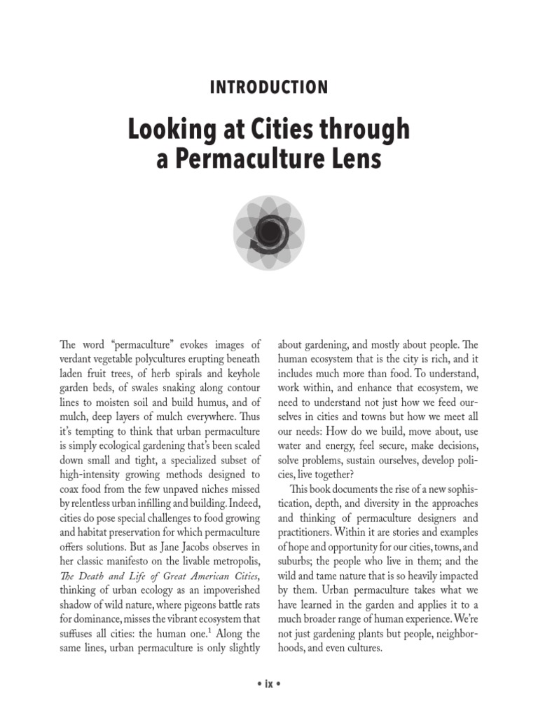 Urban Permaculture Principles Explained | PDF | Permaculture ...