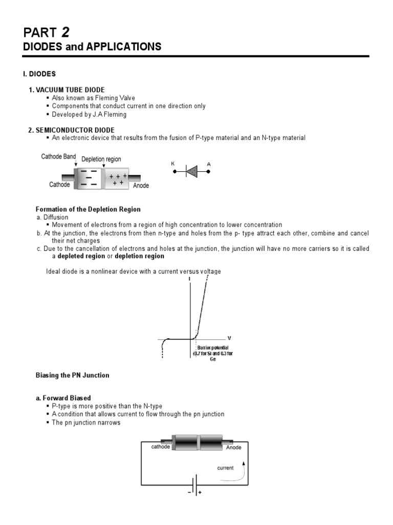 Electronics Module 2 | PDF | Diode | P–N Junction