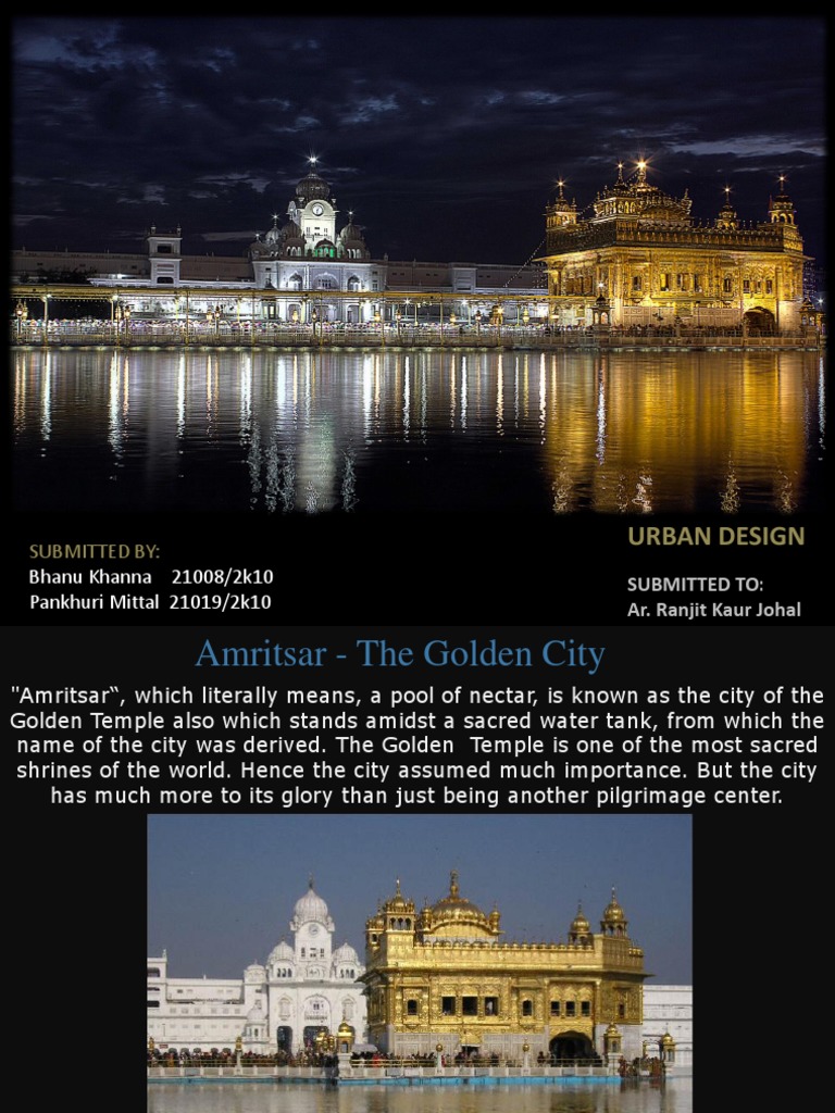 Amritsar: Heritage and Urban Development | PDF | Punjab | Street
