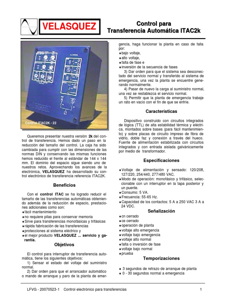 Control Transferencia Velasquez | PDF | Electromagnetismo | Electricidad