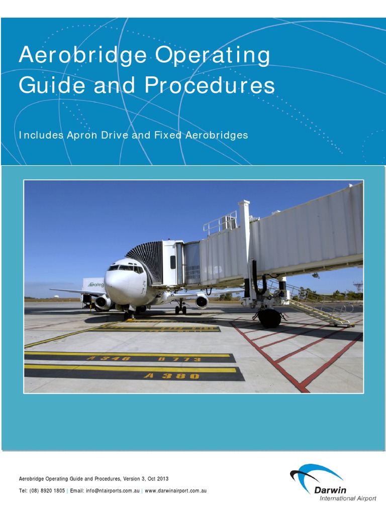 Aerobridge Operating Guide and Procedures V4 Oct 2013 | PDF | Traffic ...