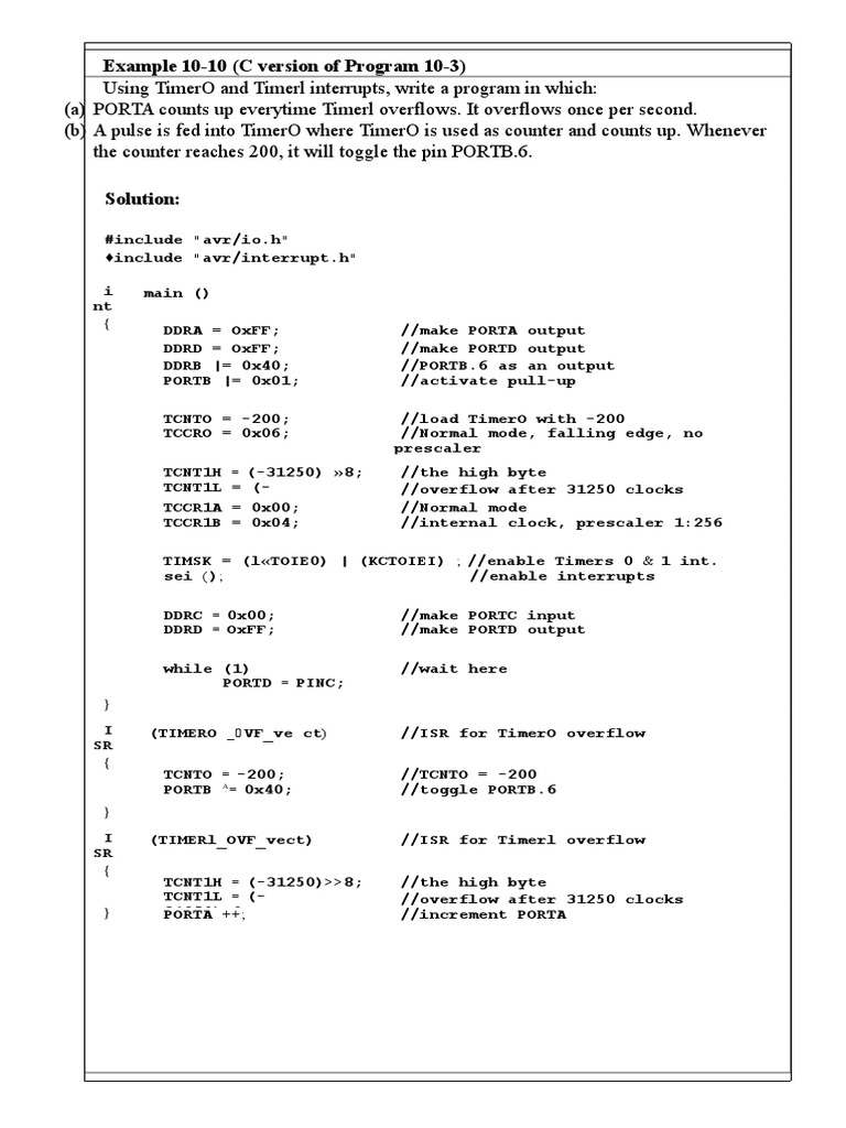 AVR Microcontroller and Embedded Systems | PDF | Instruction Set | Microcontroller
