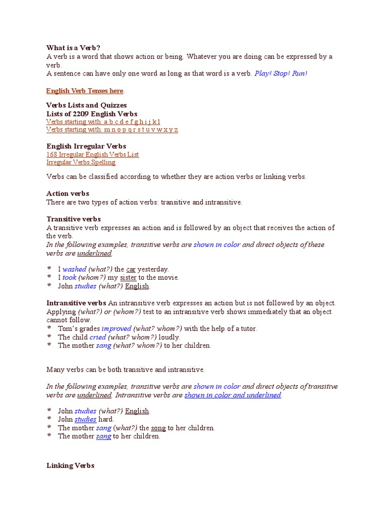 English Grammar | PDF | Perfect (Grammar) | Verb