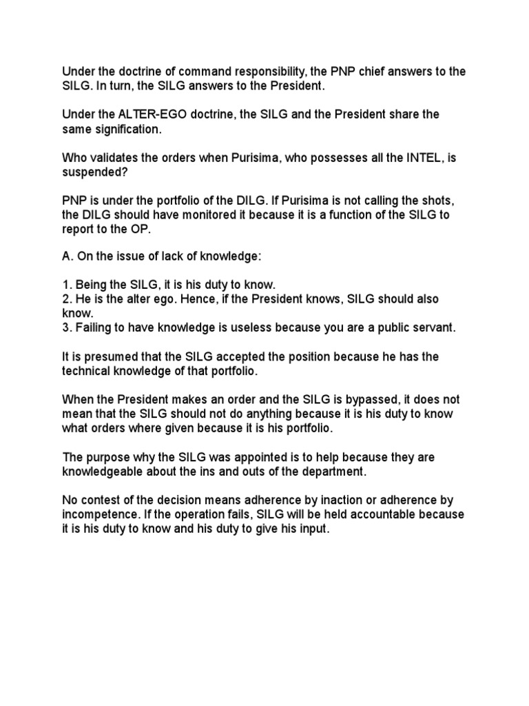 Command Responsibility | PDF | Common Law | Government Information