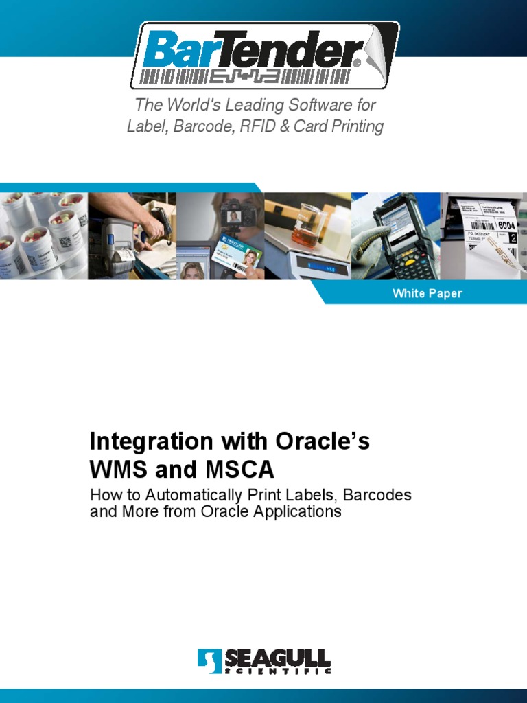 Oracle Wms and Msca Barcode and Label Printing Integration | PDF