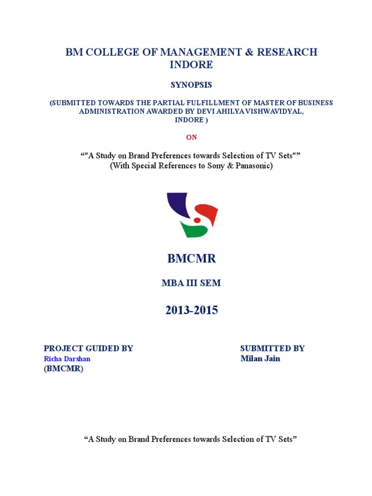 BM College of Management | PDF | Survey Methodology | Entertainment ...